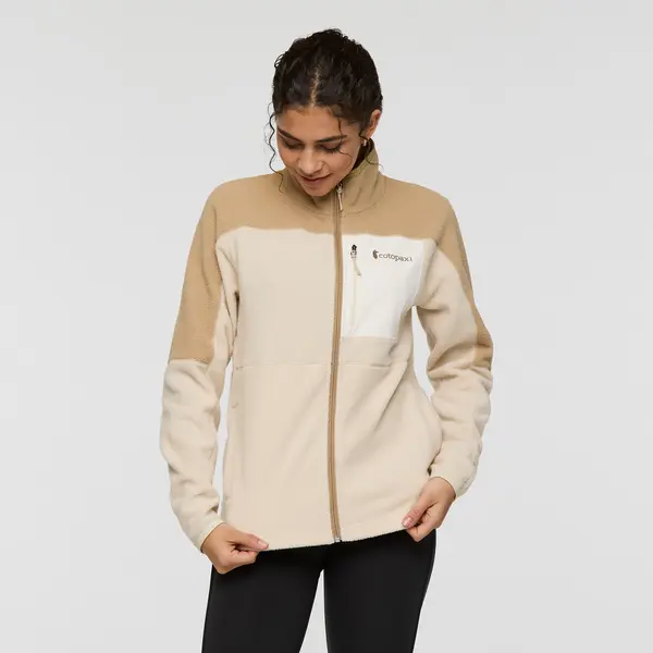 COTOPAXI Abrazo Fleece Full-zip Jacket - Khaki/cream