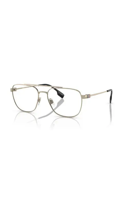 Burberry 57mm Square Optical Glasses - Gold