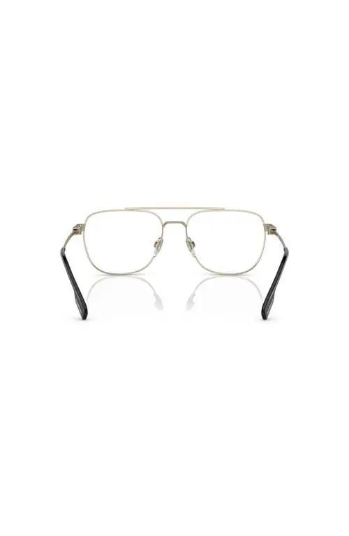 Burberry 57mm Square Optical Glasses - Gold