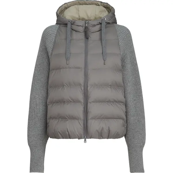 Brunello Cucinelli Nylon Hooded Down Jacket