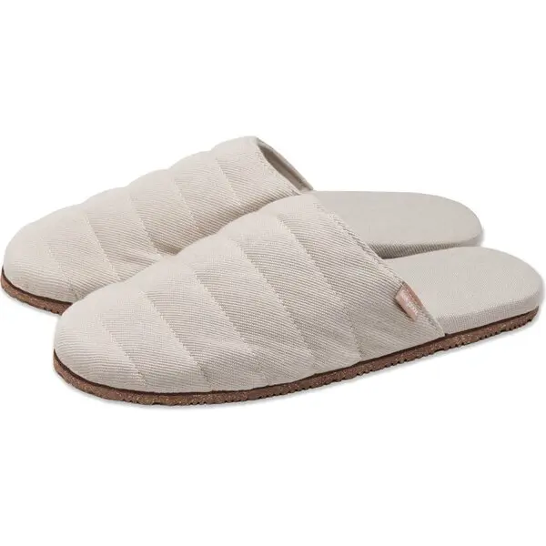 FEELGOODZ Mule Slipper Artisan Quilted Indoor / Outdoor House Shoes - Greylock
