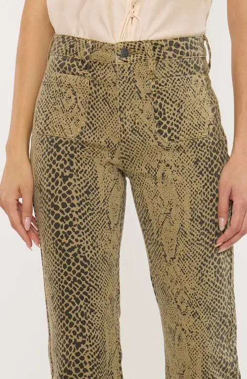 KANCAN Natalie High Rise Crop Flare Jeans