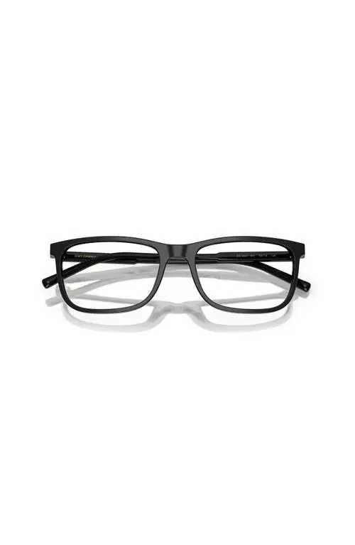 Dolce & Gabbana 55mm Rectangle Eyeglasses - Black