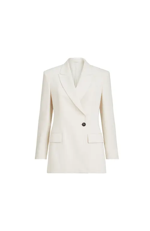 Brunello Cucinelli Couture Twill Blazer - Milk