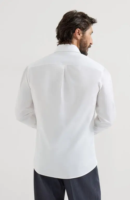 Brunello Cucinelli Spread Collar Shirt