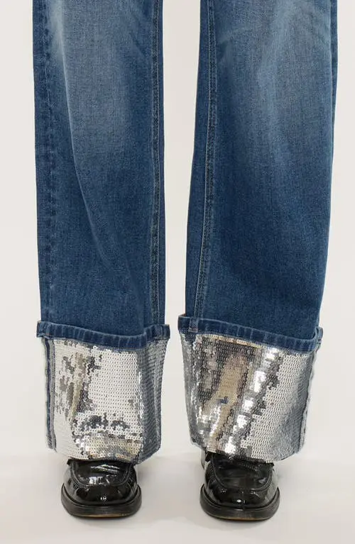 KANCAN Vivianne Mid-rise Wide-leg Jeans