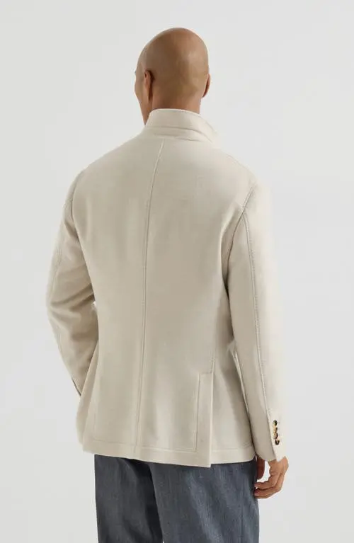 Brunello Cucinelli Blazer Style Outerwear - Sand