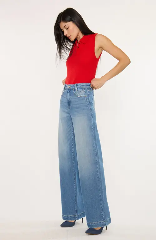 KANCAN Becca Ultra High Rise Wide Leg Trousers