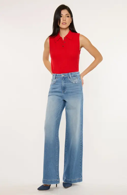 KANCAN Becca Ultra High Rise Wide Leg Trousers