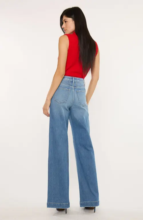 KANCAN Becca Ultra High Rise Wide Leg Trousers