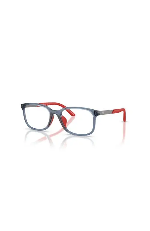 Emporio Armani 49mm Rectangle Eyeglasses - Blue