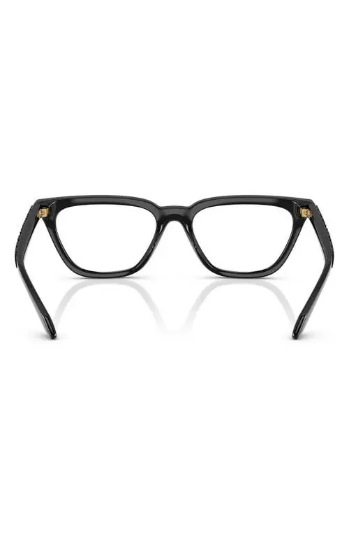 Versace Cat Eye Optical Glasses - Black