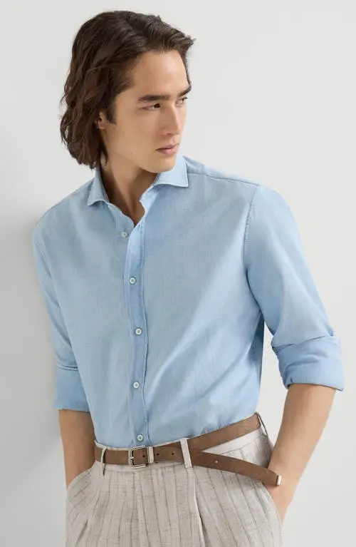 Brunello Cucinelli Chambray Shirt
