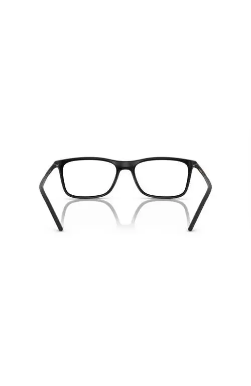 Dolce & Gabbana 53mm Rectangle Optical Glasses - Black
