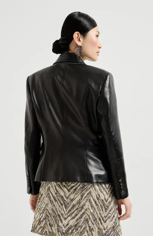 Brunello Cucinelli Nappa Leather Blazer