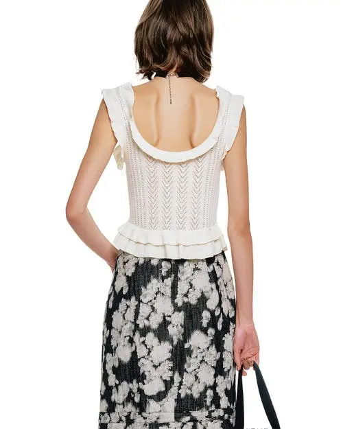 Anna Sui Victorian Pointelle Camisole