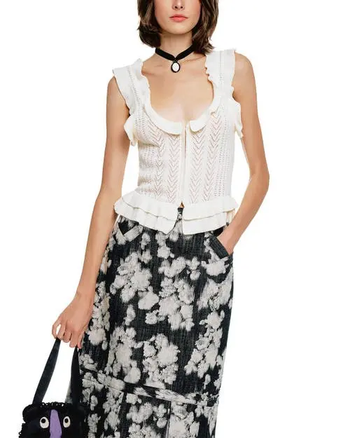 Anna Sui Victorian Pointelle Camisole