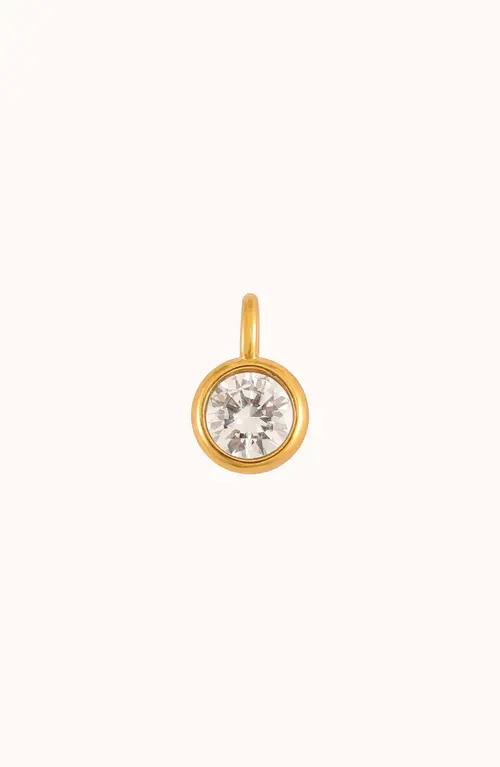 JOIANA JEWELRY Hollis Bezel Drop Pendant - Gold
