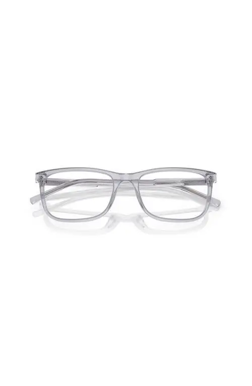 Dolce & Gabbana 55mm Rectangle Optical Glasses - Grey