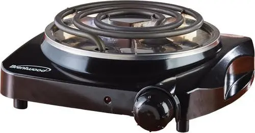BRENTWOOD Electric Single Burner - Black