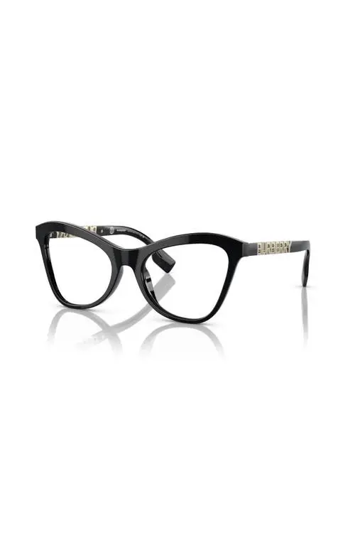Burberry 54mm Cat Eye Optical Glasses - Black