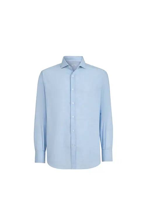 Brunello Cucinelli Oxford Shirt - Azure