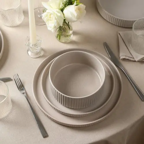 STONE + LAIN Haven Stoneware 4-piece Dinner Plate Set