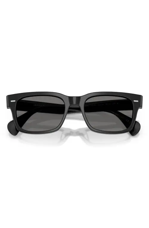 Oliver Spencer Ryce 54mm Polarized Square Sunglasses