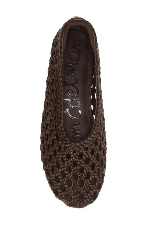 Sam Edelman Shira Knotted Flat - Dark Brown