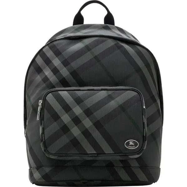 Burberry Grid Backpack - Charcoal Grey