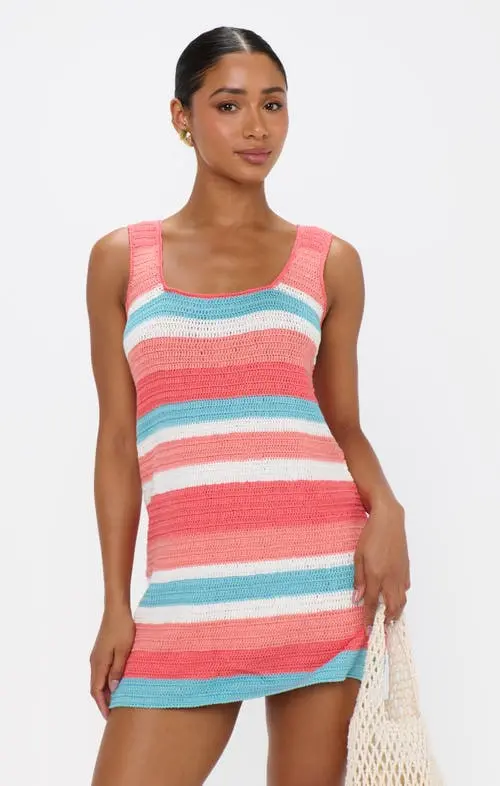 Show Me Your Mumu Day Trip Dress - Cabana Stripe