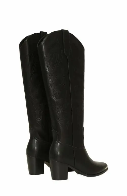 BELLE & BLOOM Rebelle Knee High Western Boot