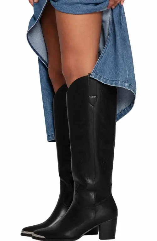BELLE & BLOOM Rebelle Knee High Western Boot