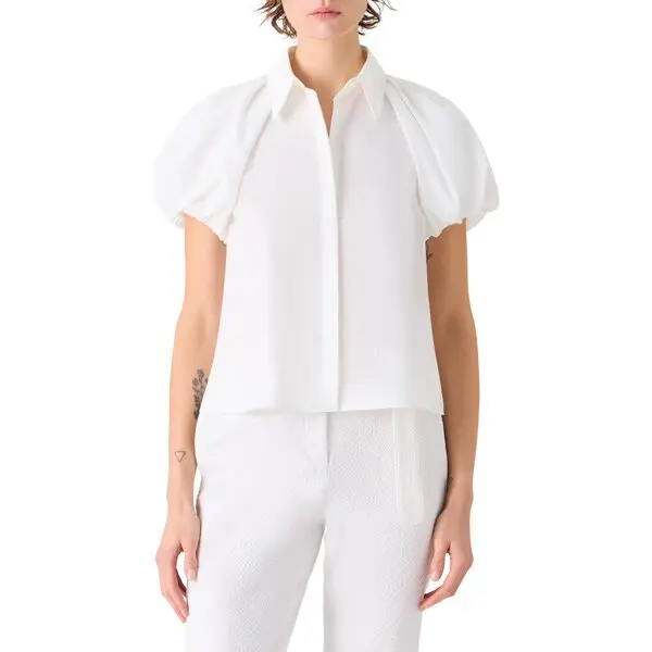 Akris Tech Poplin Button-up Shirt