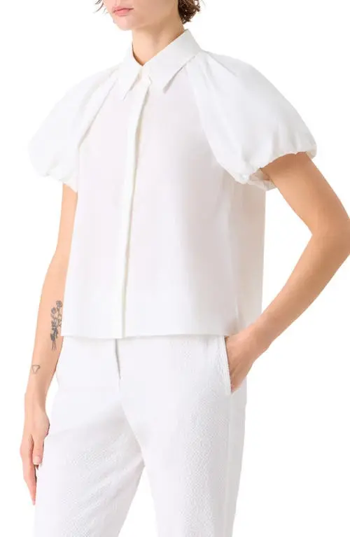 Akris Tech Poplin Button-up Shirt