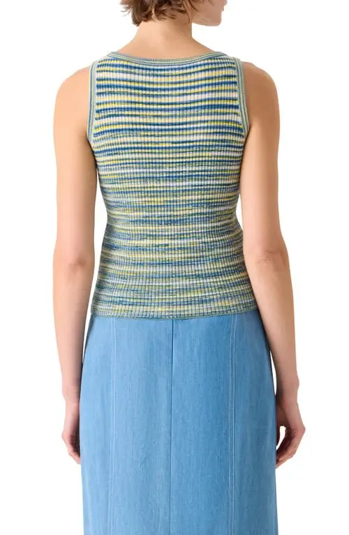 Akris Space Dye Merino Wool Sweater Tank