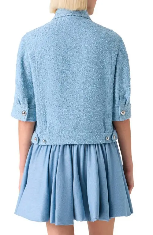 Akris Cotton-blend Bouclé Jacket