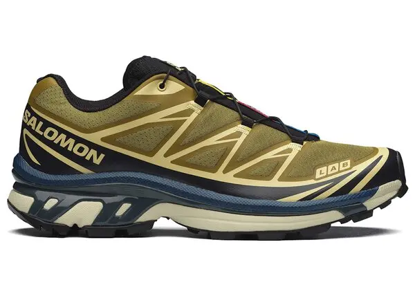 SALOMON Xt-6 - Brilliant Olive/dark Navy Blue/dark Slate