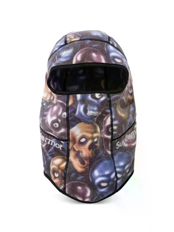Supreme X Marmot Graphic-print Balaclava - Blue
