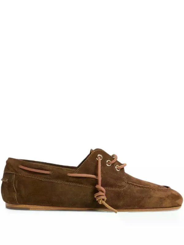 Dsquared2 Suede Boat Shoes - Brown