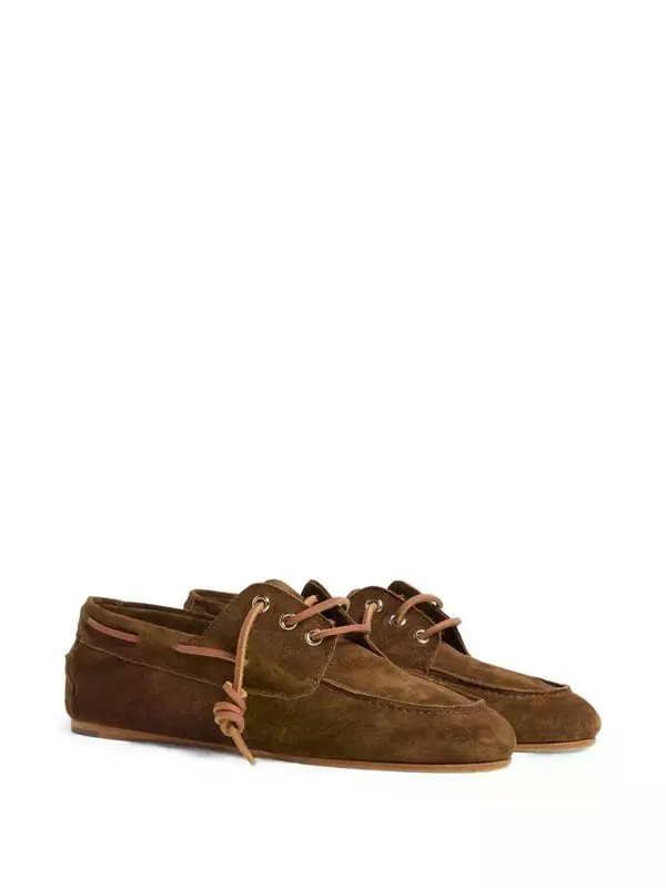 Dsquared2 Suede Boat Shoes - Brown