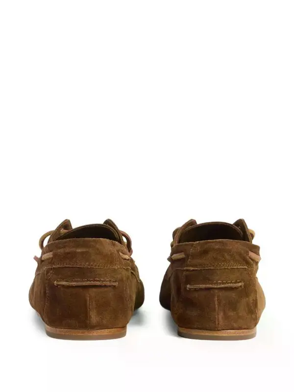 Dsquared2 Suede Boat Shoes - Brown