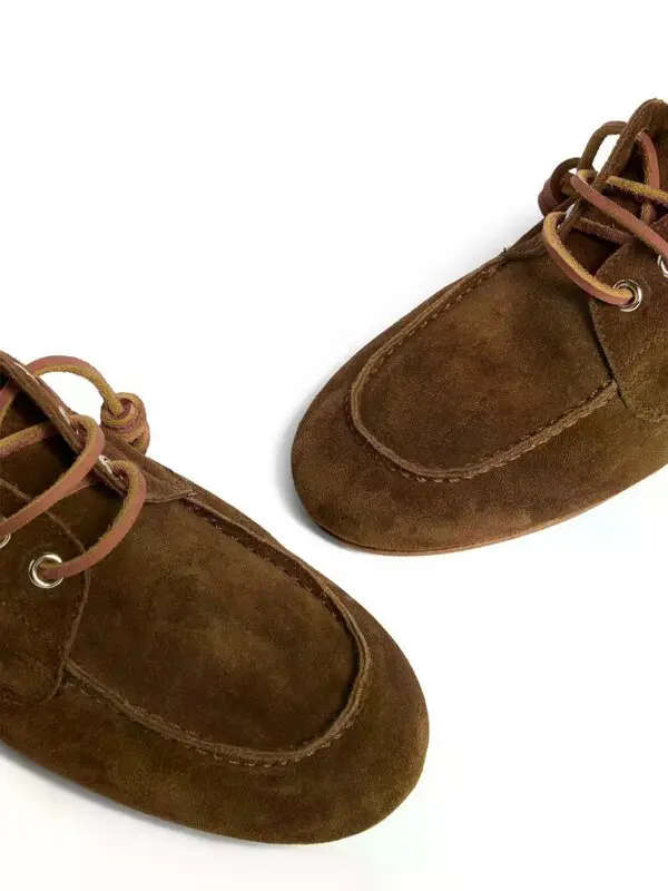 Dsquared2 Suede Boat Shoes - Brown