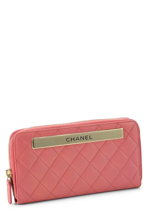 Chanel Lambskin Trendy 'cc' Zippy