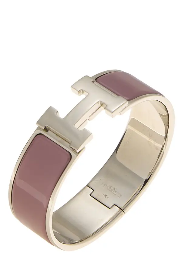 Hermès Clic-clac 'h' Bracelet - Pink