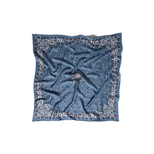 Miu Miu Printed Silk Scarf