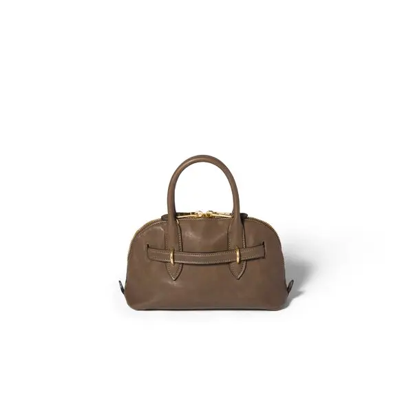Miu Miu Aventure Nappa Leather Top-handle Bag - Tundra