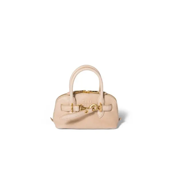 Miu Miu Aventure Mini Nappa Leather Bag - Cord