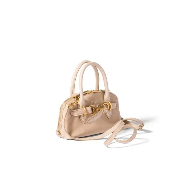 Miu Miu Aventure Mini Nappa Leather Bag - Cord
