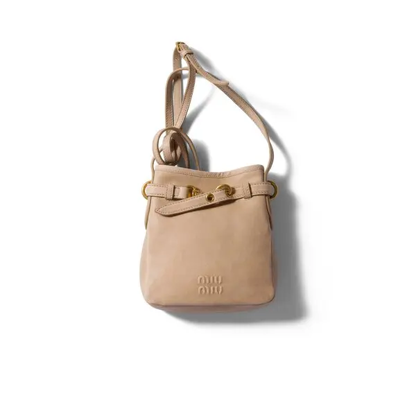 Miu Miu Nappa Leather Pouch - Cord
